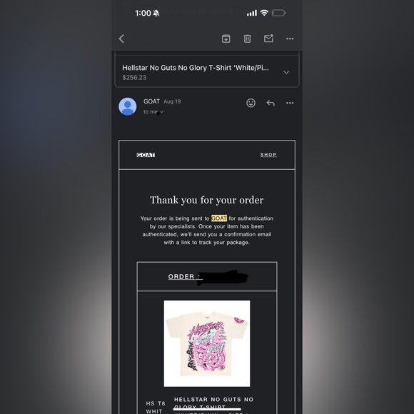 Hellstar | Shirts | Hellstar No Guts No Glory Nfc Tag And Goat Recipe ...